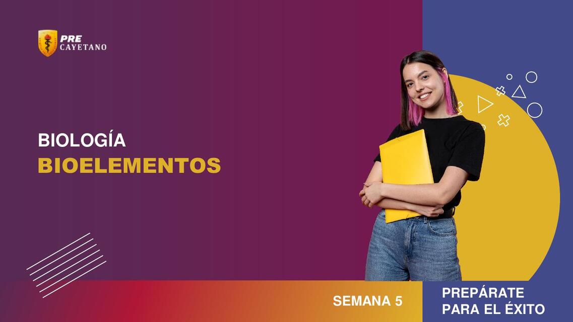 Semana 5 Tema 5 Diapositivas 1 Bioelementos | Juan David | uDocz