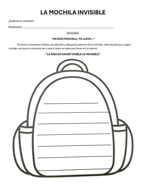 LA MOCHILA INVISIBLE | LUIS ROZAS | uDocz