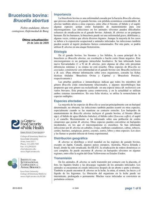 Brucella abortus IOWA U | Hilire condori Maykol Brayan | uDocz