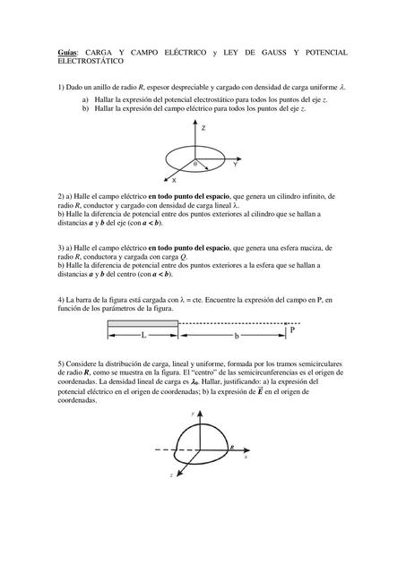 Carga, Campo Eléctrico y Ley de Gauss | El Rincón de la Ingeniería | uDocz