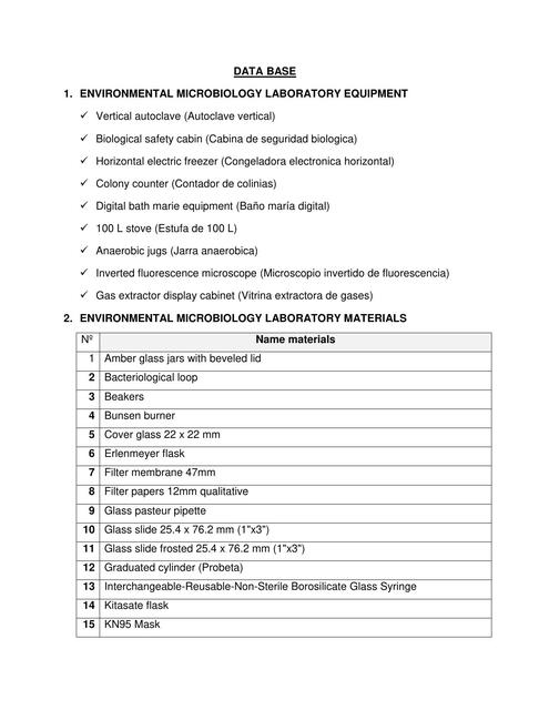 DATA BASE LMA1 | Italo | uDocz