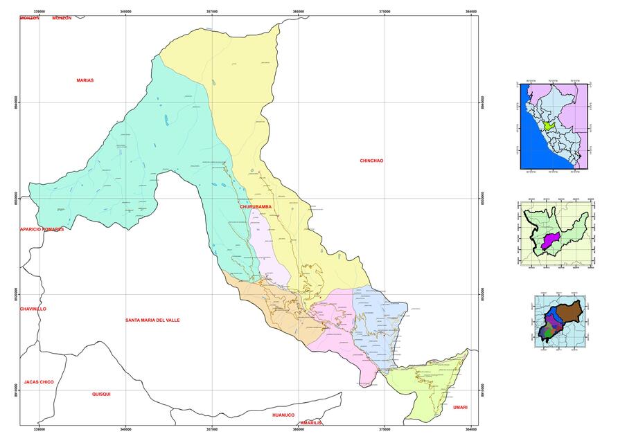 MAPA DE CENTROS POBLADOS DE CHURUBAMBA | Eder Cardenas godoy | uDocz