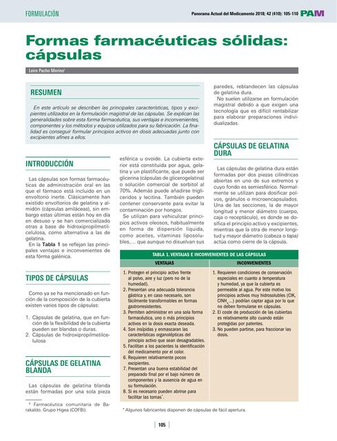 Formas farmacéuticas sólidas | dymedicina | uDocz