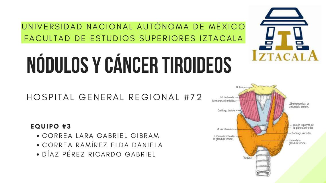 Nódulos y CA de tiroides | Sharon Velazquez.A | uDocz