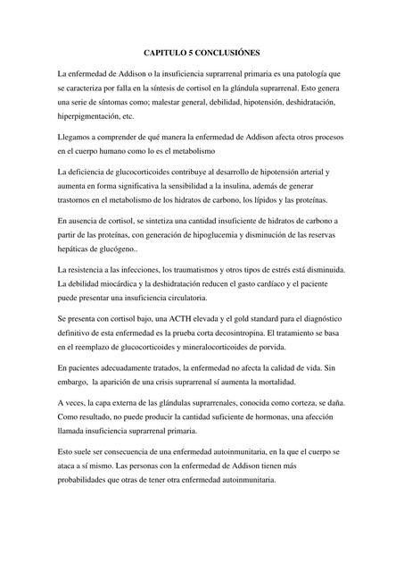 CAPITULO 5 CONCLUSIÓNES BIOQUIMICA II | DEYSI LAURA | uDocz