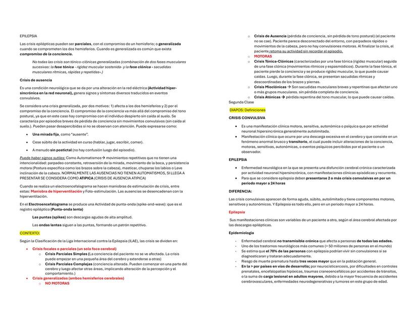 Flashcards de NEUROLOGÍA - EPILEPSIA | Por Nicolás Pinos Arriaga | uDocz