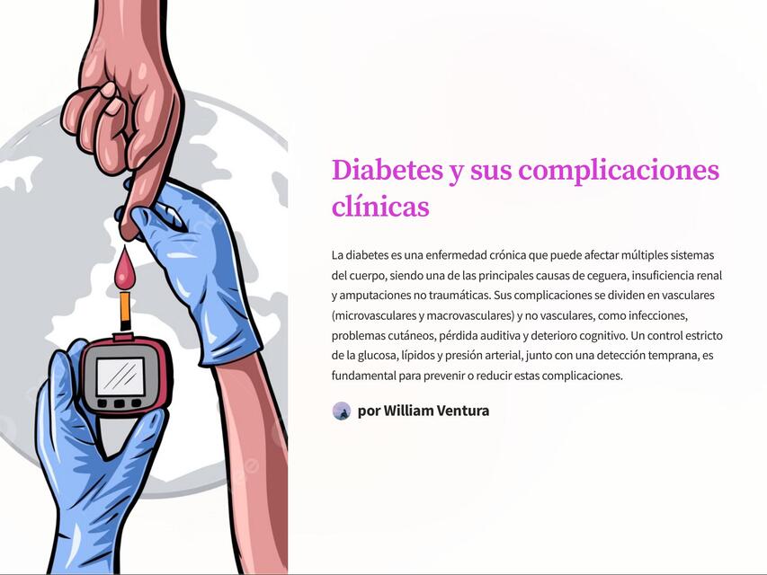DIABETES Y SUS COMPLICACIONES CLINICAS | William Ventura | uDocz