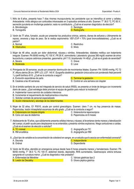 EXÁMENES INTERNADO | uDocz