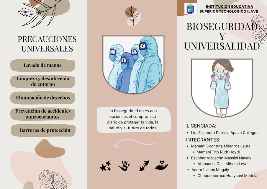 triptico de Bioseguridad y Universalidad | Magaly veronica | uDocz