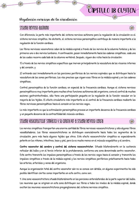 CAPITULO 18 GUYTON | Ileana Rojas | uDocz