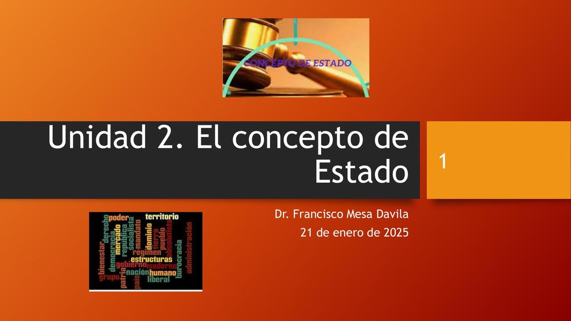 Unidad 2 Concepto de Estado | Ana | uDocz
