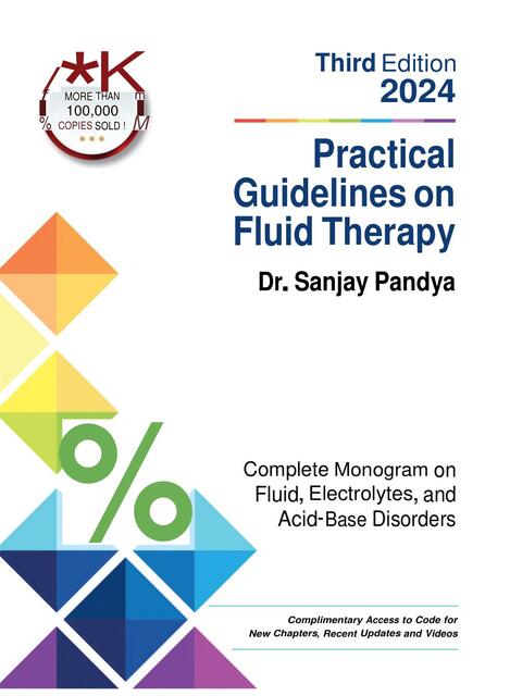 Edition Fluid Therapy Book Dr Pandya | Step | uDocz