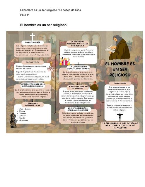 El hombre es un ser religioso paul1a | Paul | uDocz