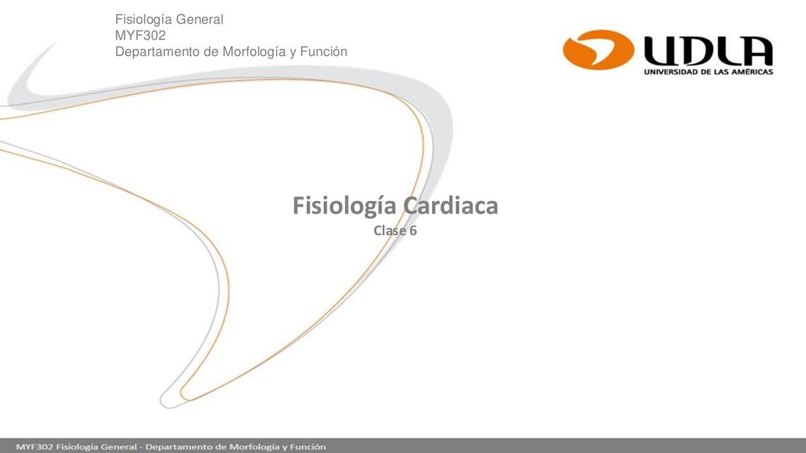 Clase 6. Fisiología cardiaca 2025 | Constanza Rivas | uDocz