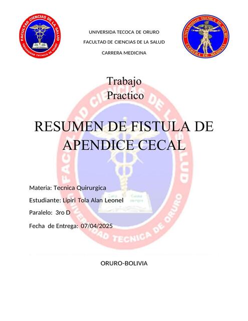 FISTULA CECAL | Black | uDocz