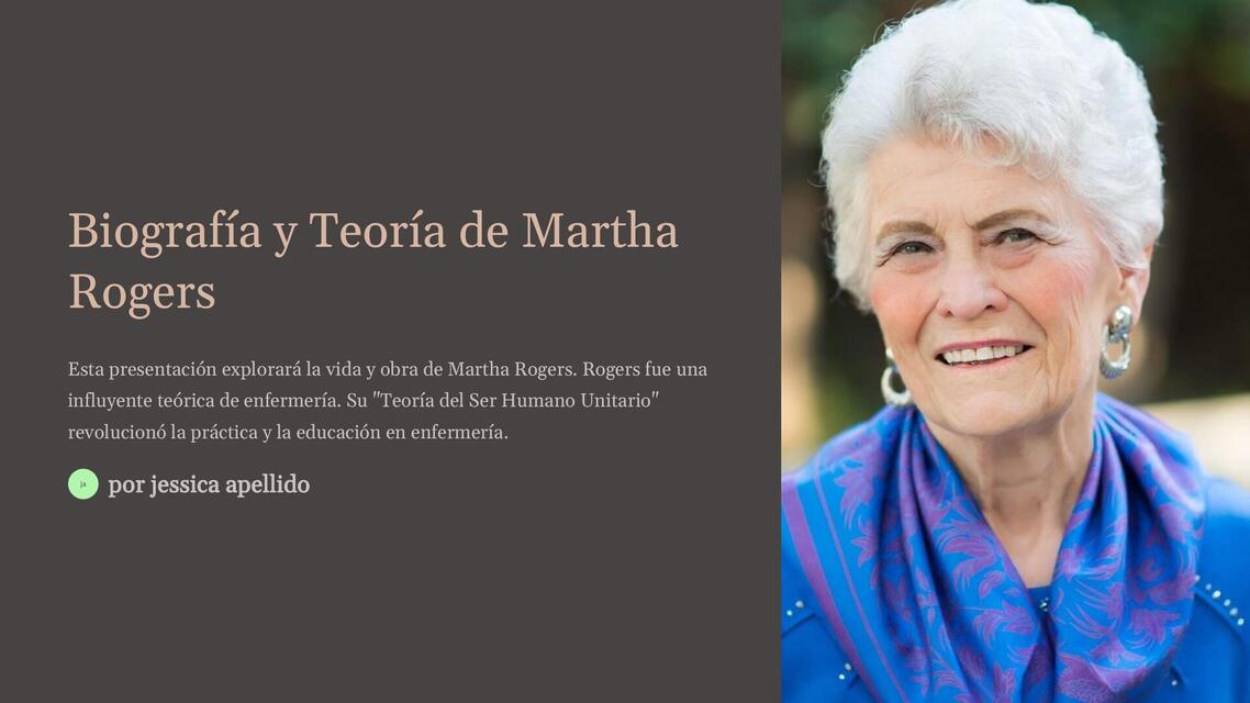 Biografia y Teoria de Martha Rogers | SHIANDELL ALEJANDRO | uDocz