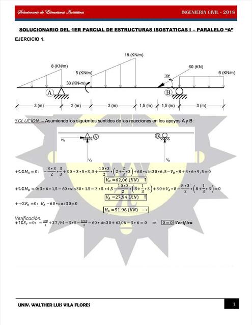 pdf solucionario de estructuras isostaticas | Esmeralda | uDocz