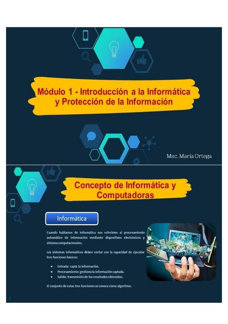 Módulo 1 Introducción a la informática y Protecció | Annette Journal | uDocz