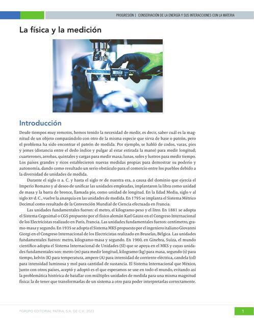 la física y la medición | Julieta | uDocz