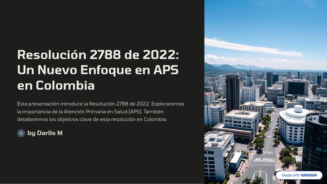 Flashcards de Resolucion de Un Nuevo Enfoque en APS en Colombia | Por Darlis | uDocz