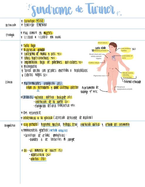 Sindrome de Turner | Josefa (@jomedstudent) | uDocz