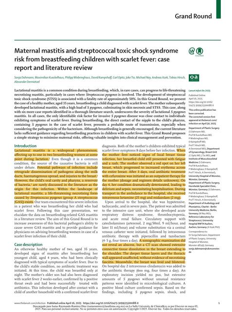 Artículo: Maternal mastitis and streptococcal toxic shock sy | Julia ...