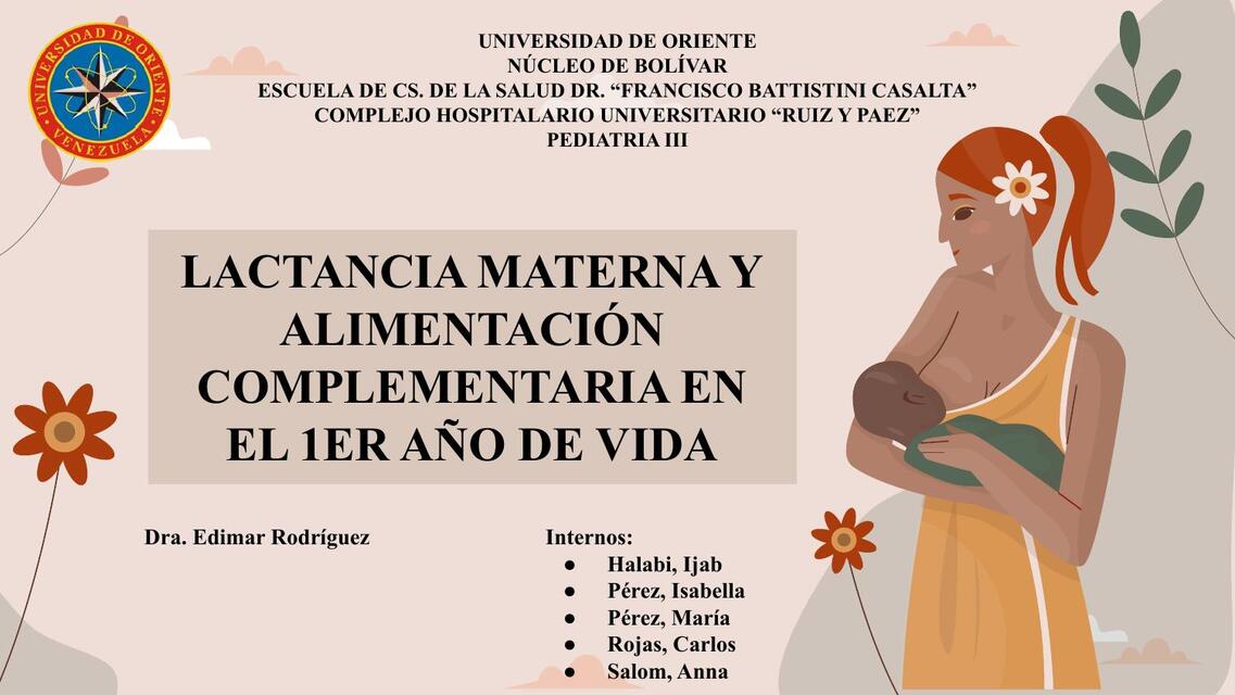 Lactancia Materna y Alimentación Complementaria e | Carvajal Bosch ...