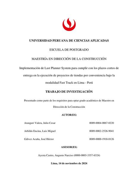 Tesis de Maestria BIM | Michael Leiva | uDocz