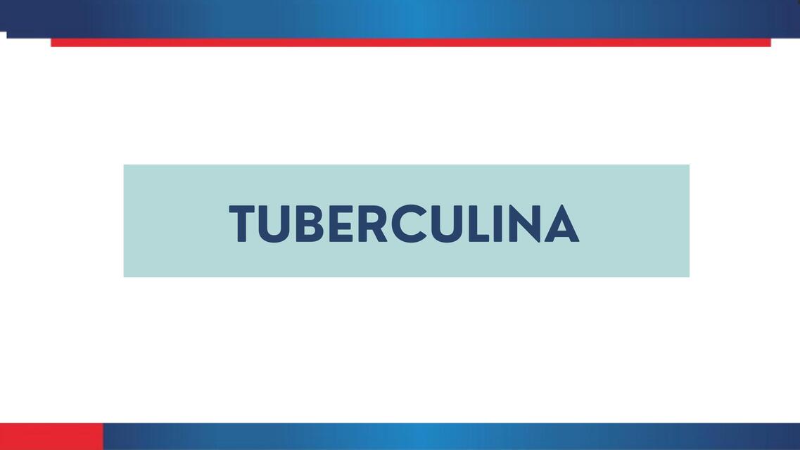 TUBERCULINA | fer | uDocz