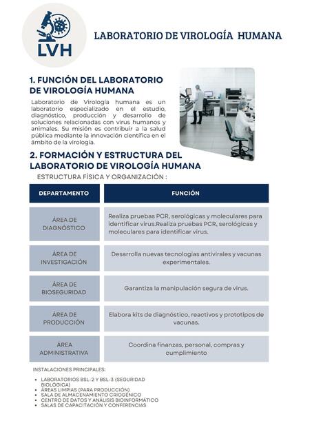 Flashcards de laboratorio de virología humana ficticio su funció | Por ...