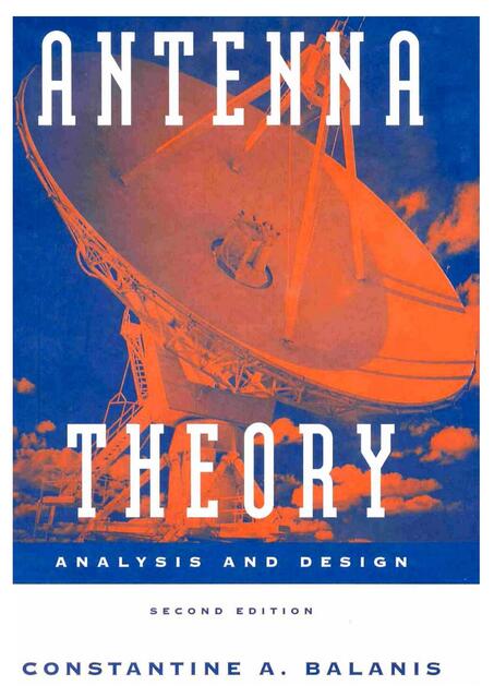 2Antenna Theory 2nd Edition Balanis part1 | Hernandez Miramar | uDocz
