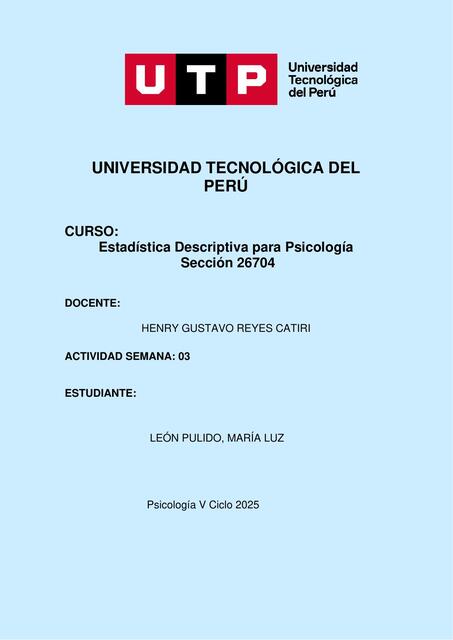 Actividad Semana 03 Mary Udocz