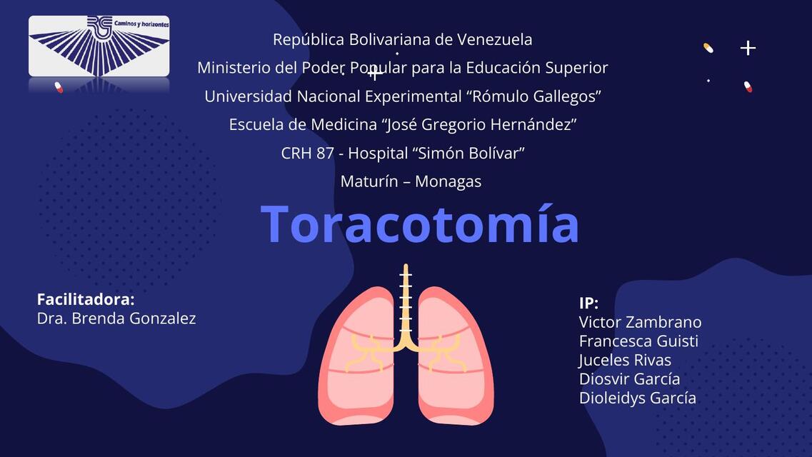 toracotomia | Ronald | uDocz