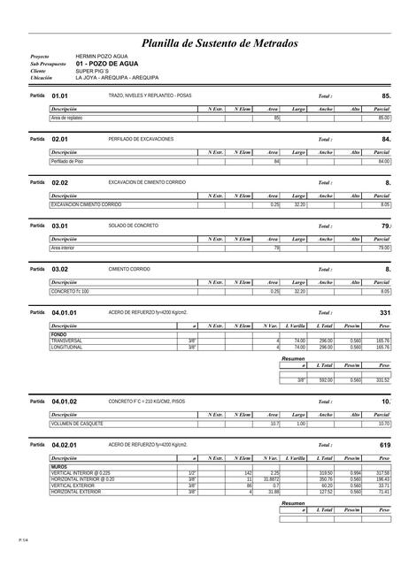 PEDIDO ACERO | JEAN PAUL PARI SUNI | uDocz