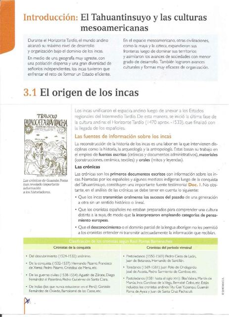 Origen y surgimiento del Imperio Incaico | manrwia | uDocz