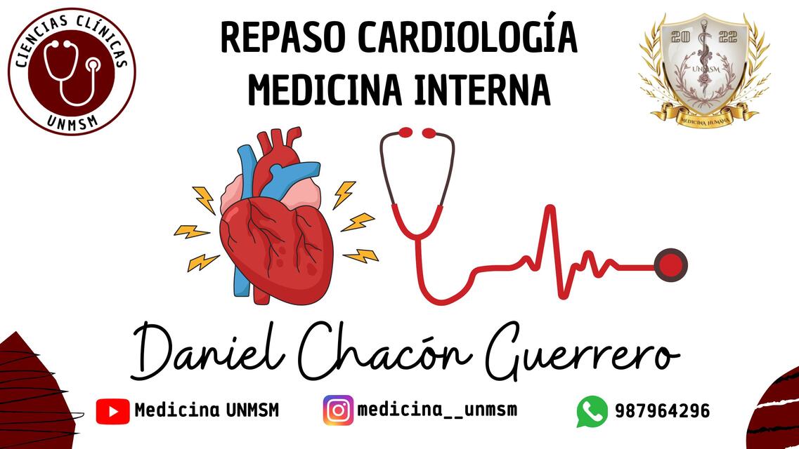 Repaso cardiología medicina interna | Solange Rojas | uDocz