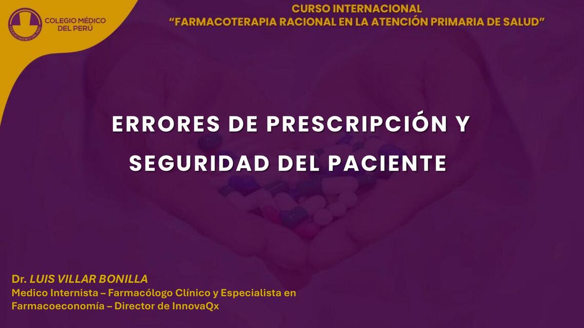 3 ERRORES DE PRESCRIP Y SEGURIDAD DEL PAC DR VILLA | Step | uDocz