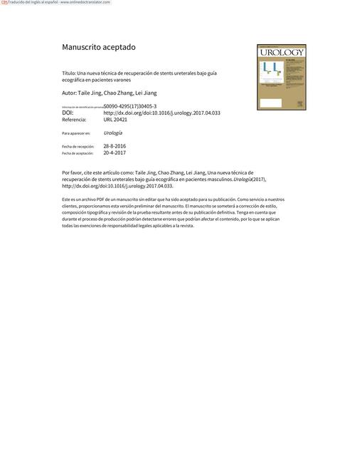 jing 1 en es | Adyfrank L Marin R | uDocz