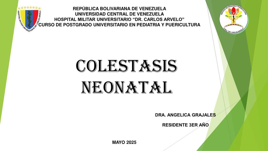 colestasis neonatal DraAngeeG 1 | Angee | uDocz