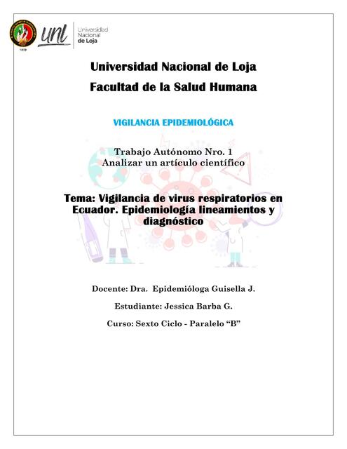 JESSICA BARBA TRABAJO AUTÓNOMO 1 | Jessica Fernanda Barba Guajala | uDocz