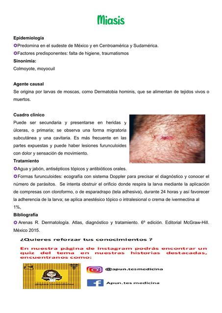 Miasis | apun.tesmedicina | uDocz