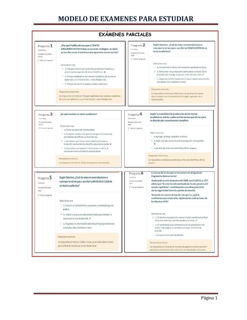MODELO DE EXAMENES EOyE | anabela | uDocz
