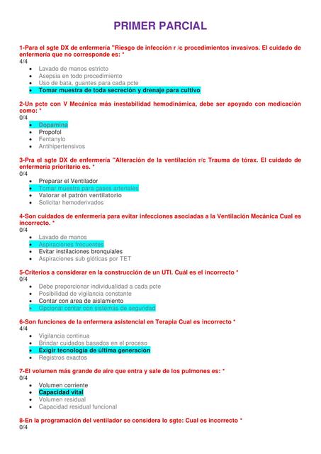 PRIMER PARCIAL T I | Magaly | uDocz