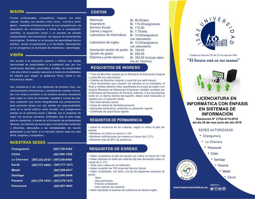 Licenciatura en Informatica con enfasis en Sistema | Emily | uDocz