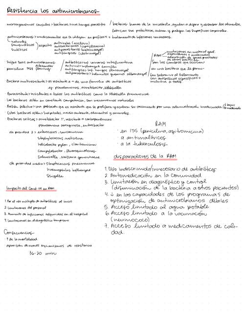 Resistencia a los antimicrobianos | Keily Juárez | uDocz