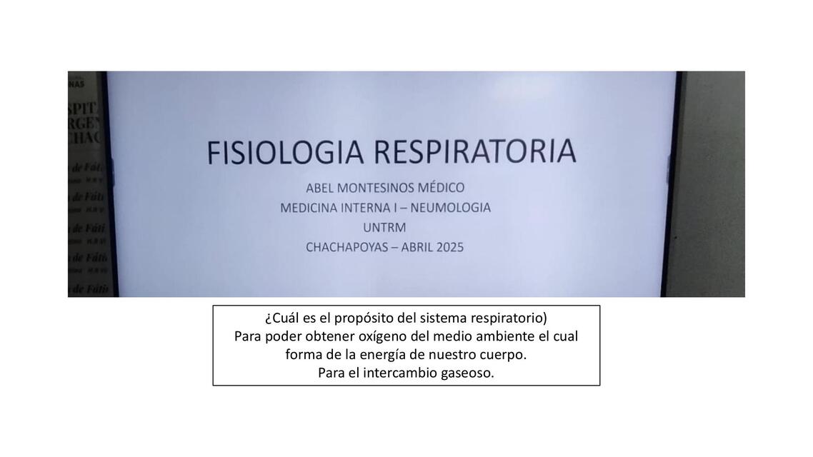 FISIO RESPIRATORIA | Daniel | uDocz