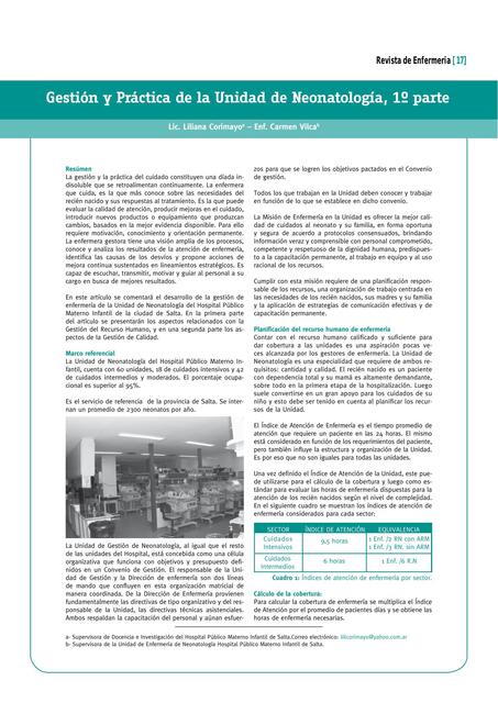 Flashcards de Gestión y práctica de unidad de neonatología 1 era | Por Verónica Trinidad Alfonzo ...