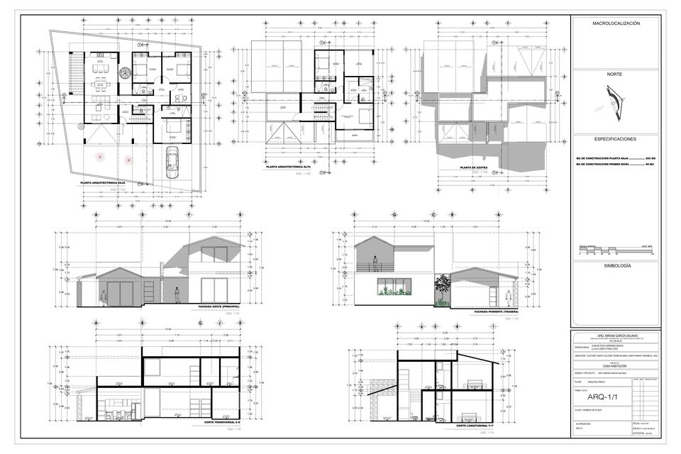 PLANO ARQUITECTONICO | Ciberespacio Pochutla | uDocz