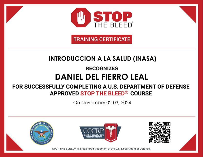 DANIEL DEL FIERRO LEAL | HospiGeneral | uDocz