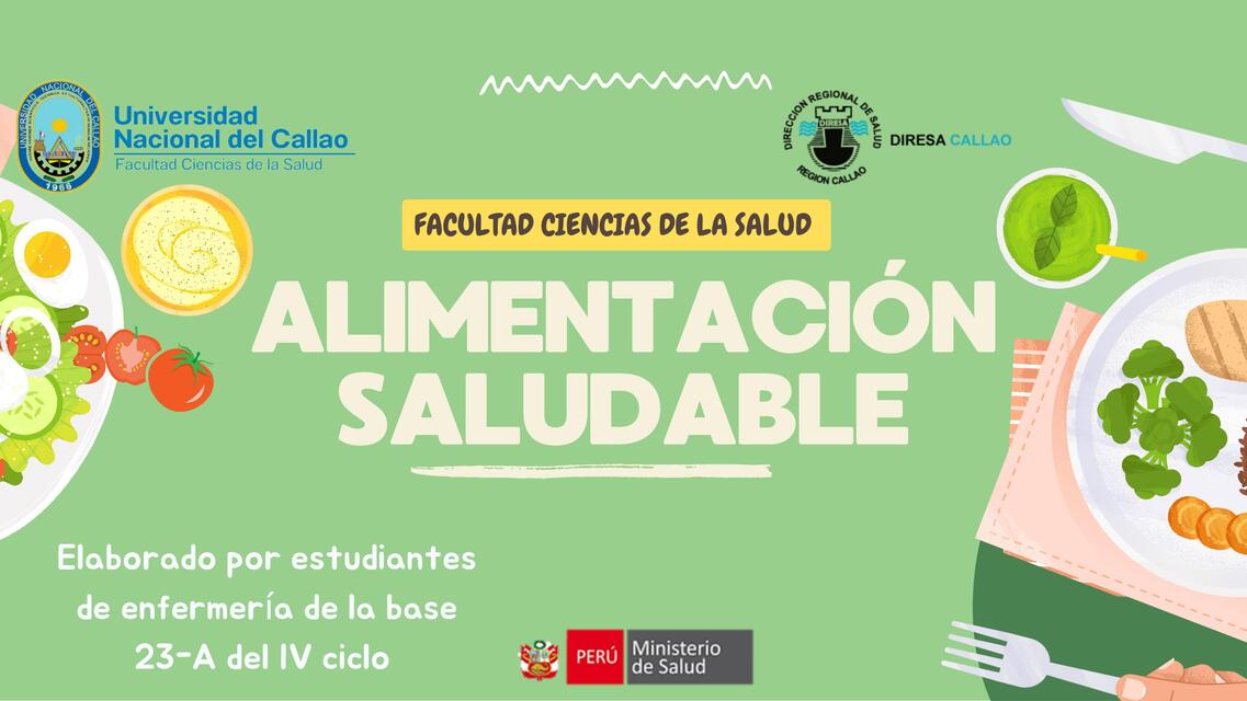 Rotafolio sobre La Alimentación Saludable | Erick | uDocz